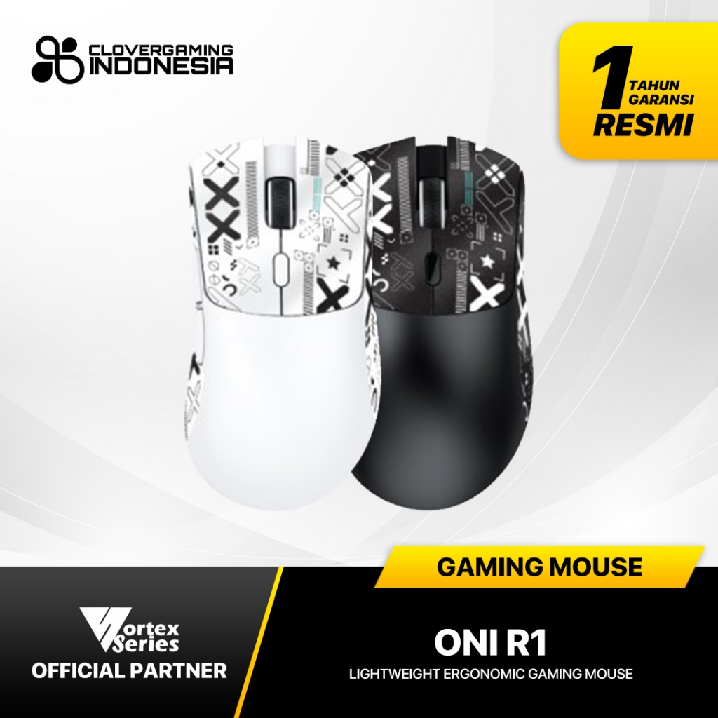 Jual Vortexseries ONI R1 / R-1 Wireless Gaming Mouse Lightweight Ergonomic Vortex Series R 1 Oni ...