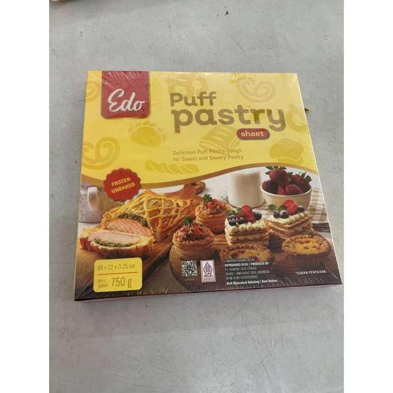 Jual Edo Puff Pastry sheet 750 Gram | Shopee Indonesia
