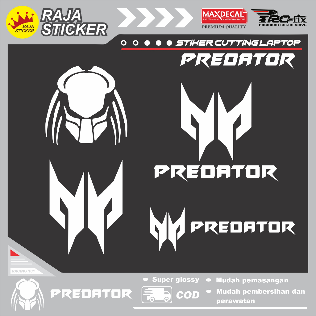 Jual Sticker stiker cutting laptop predator | Shopee Indonesia