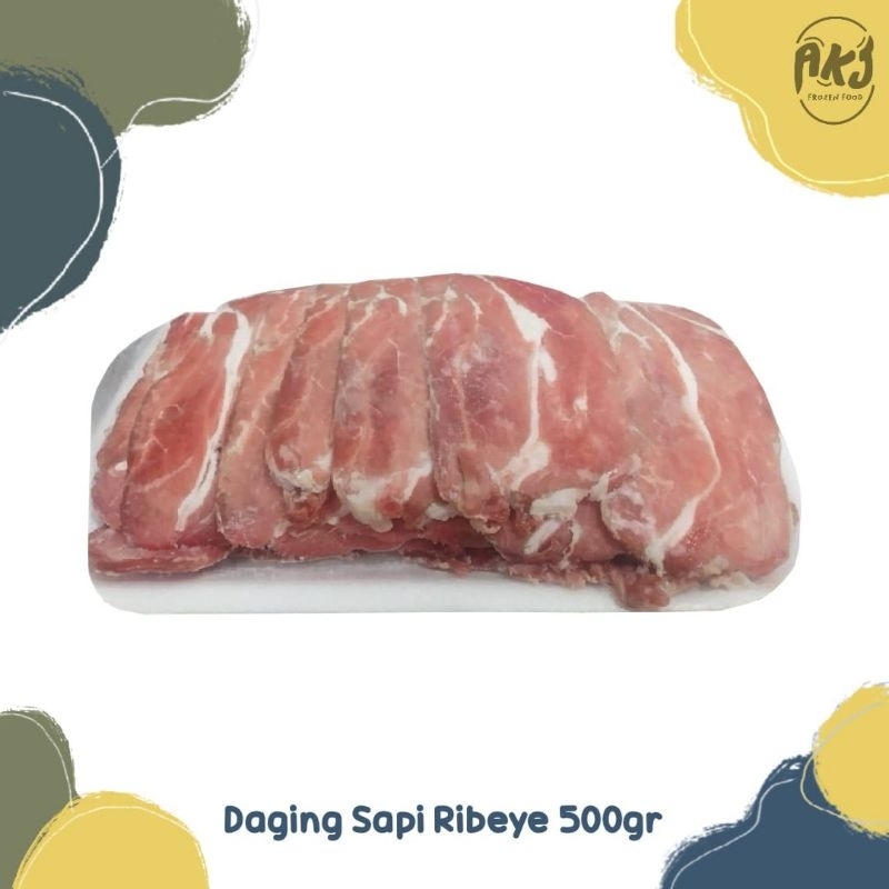 Jual Sliced Beef Rib Eye - Daging Sapi 500gr | Shopee Indonesia