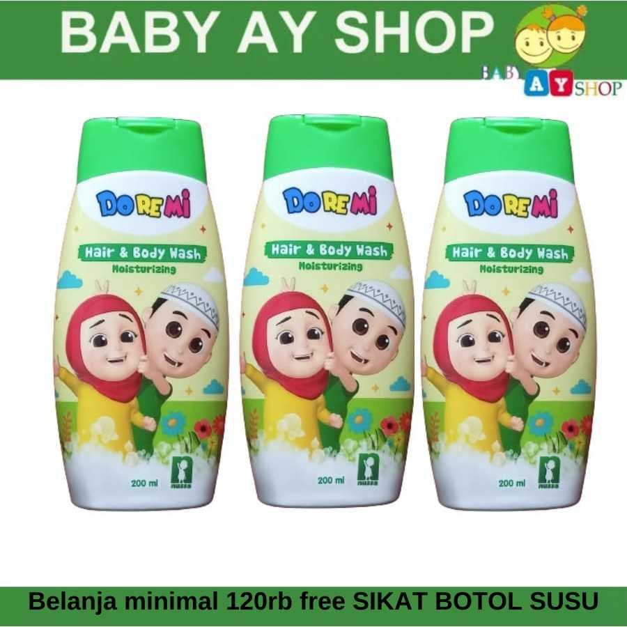 Jual Doremi Kids Hair and Body Wash Anak 200 ml Botol Nusa Rara Sabun ...