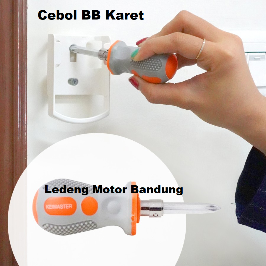 Jual Kenmaster Obeng Cebol Mini Buntek Bolak Balik Plus + Minus ...