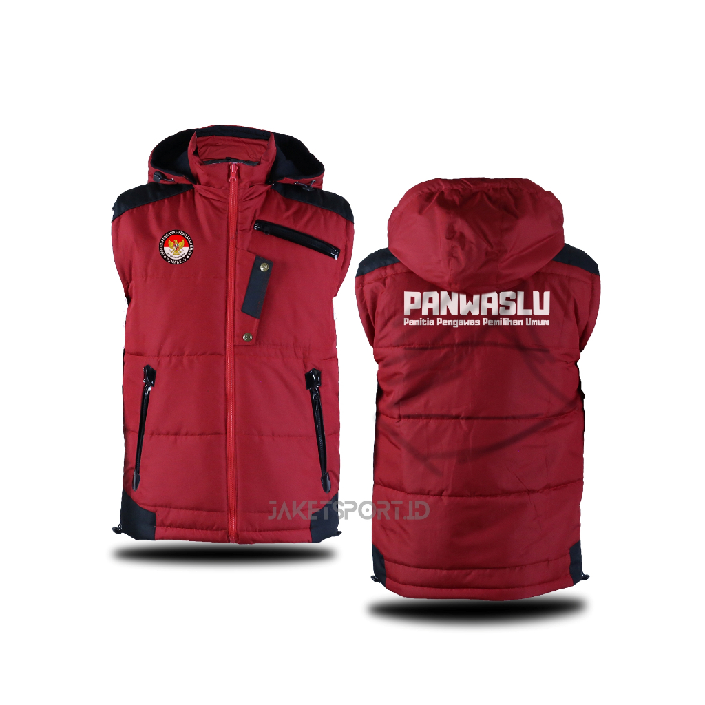 Jual VEST PANWASLU CUSTOM PRIA WANITA DEWASA PANITIA PENGAWAS PEMILIHAN ...