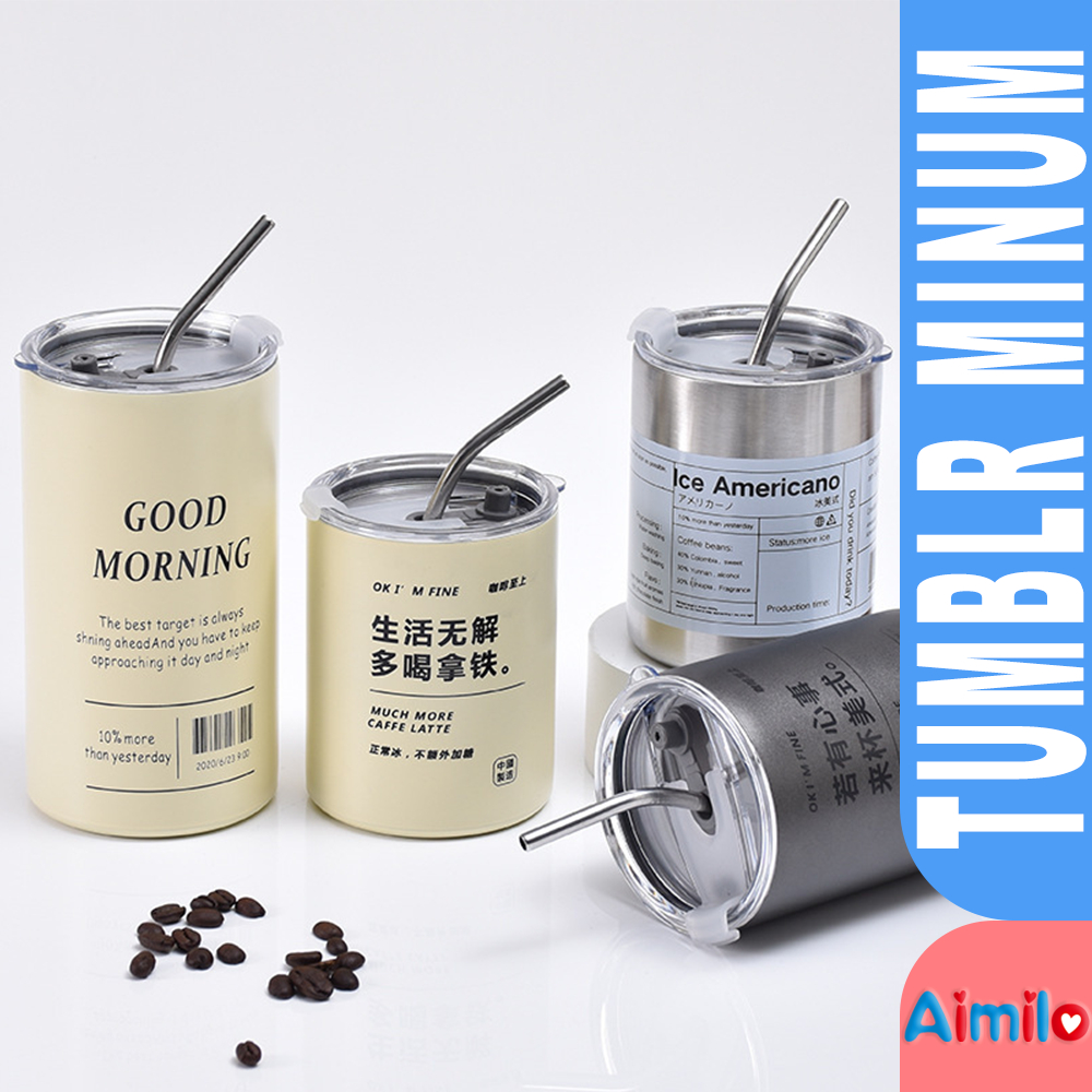 Jual Tumblr Kopi Stainless Steel SUS 304 Kapasitas 360ml & 600ml Tahan ...