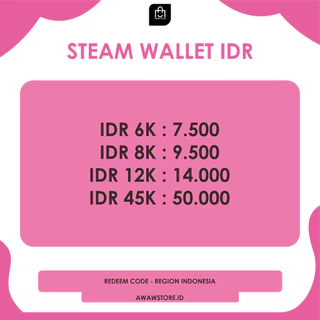 Jual Steam Wallet Terlengkap & Harga Terbaru Juli 2024 | Shopee Indonesia