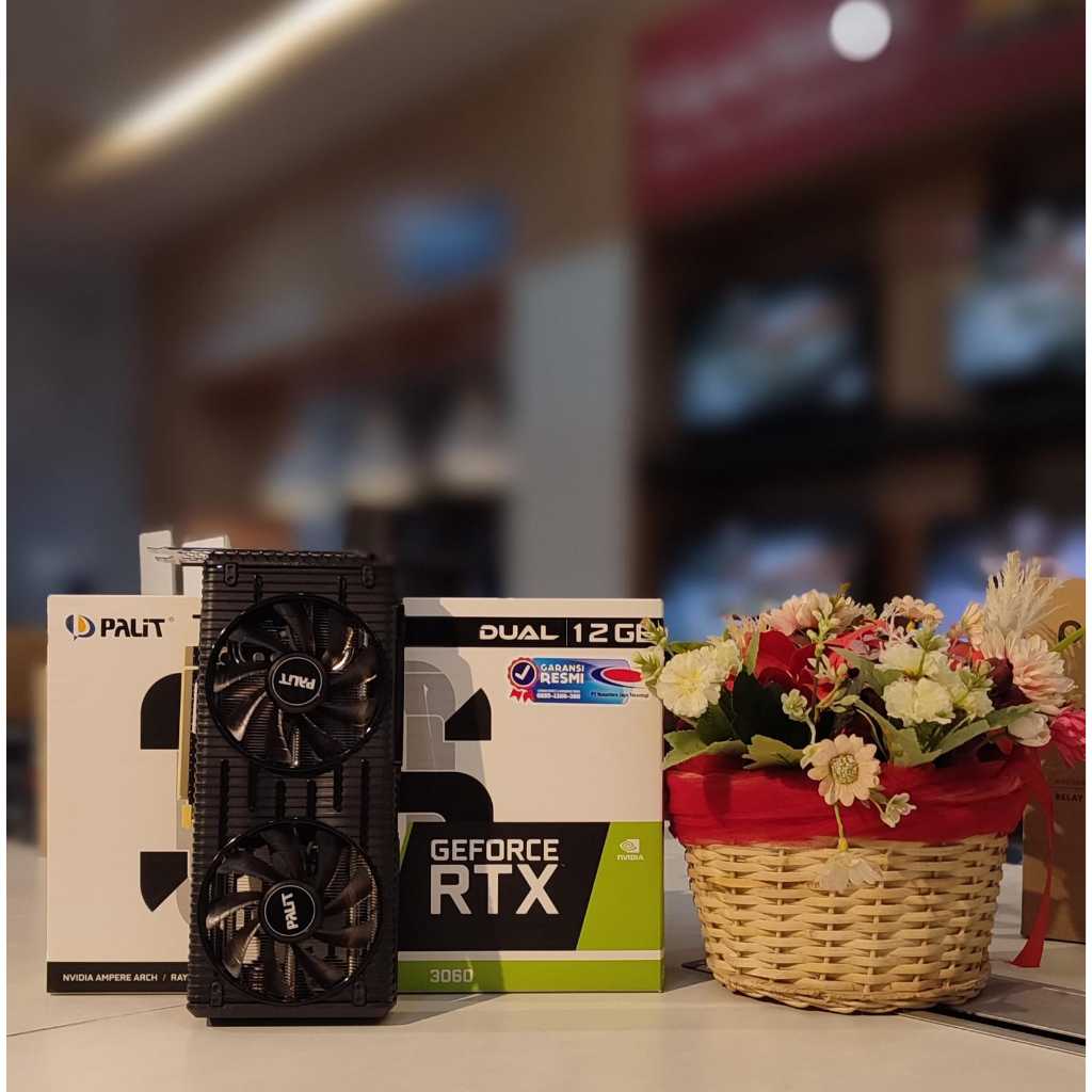 Jual VGA Palit nVidia GeForce RTX 3060 Dual 12G GDDR6 192 Bit Resmi 3 ...