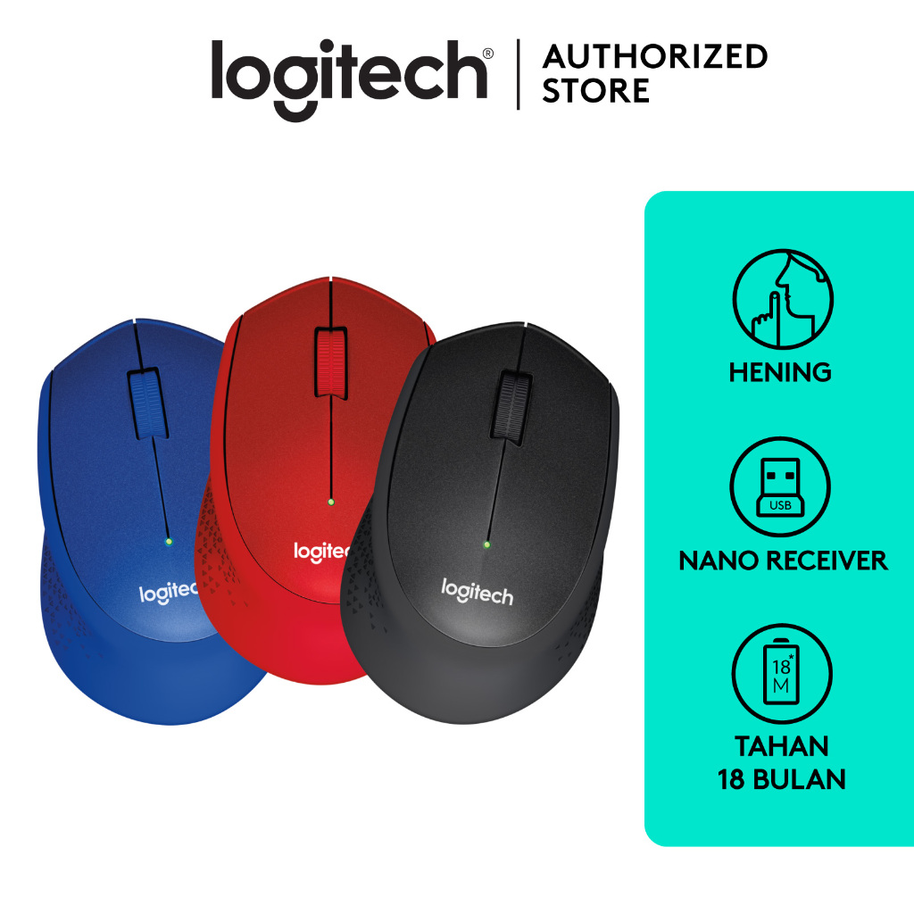Jual Logitech M331 Mouse Wireless Silent Click dilengkapi dengan ...