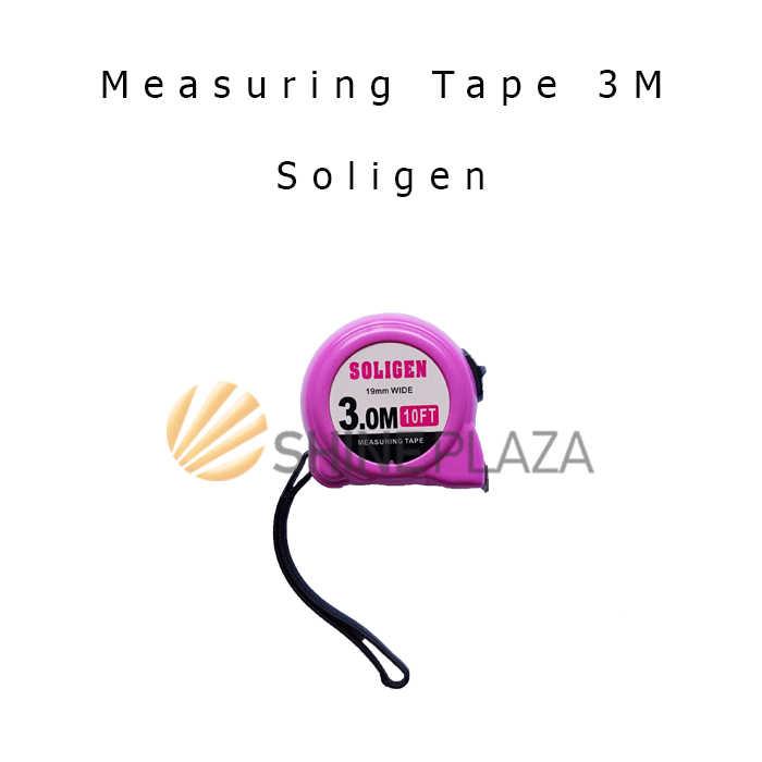 Jual Meteran Tangan Tukang Soligen 3M - Measuring Tape Roll 3 Meter ...