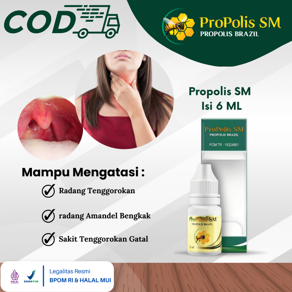 Jual Propolis SM - Obat Radang Tenggorokan Dan Amandel, Obat ...