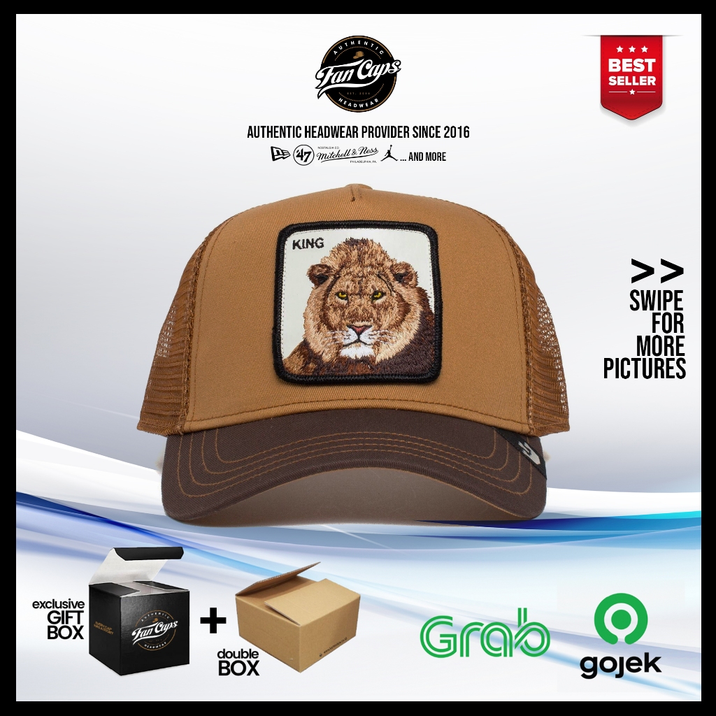 Jual [ORIGINAL] The Lion King A-Frame Trucker Cap | Topi Goorin Bros ...