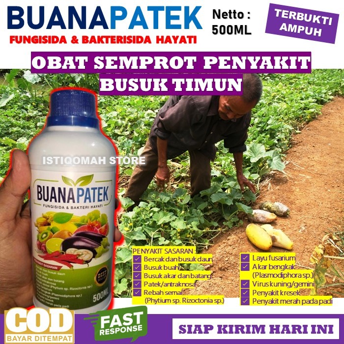 Jual PROMO MURAH Fungisida & Bakterisida Hayati BUANAPATEK isi 500ML ...