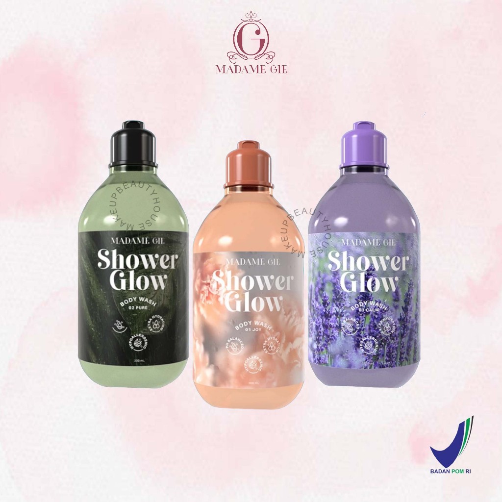 Jual MADAME GIE Shower Glow Body Wash 300ml - Hypoallergenic Sabun Mandi | Shopee Indonesia