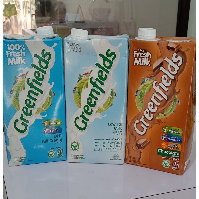 Jual Susu Greenfields 1L | Shopee Indonesia