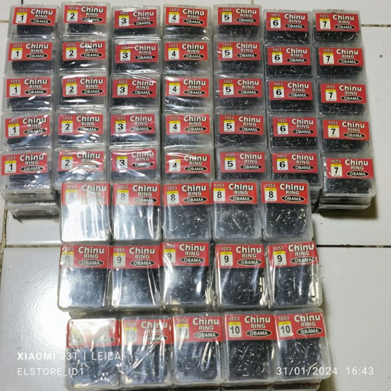 Jual Mata Kail Pancing Kotak seri CHINU 1053 OBAMA PAGODA berlubang isi ...