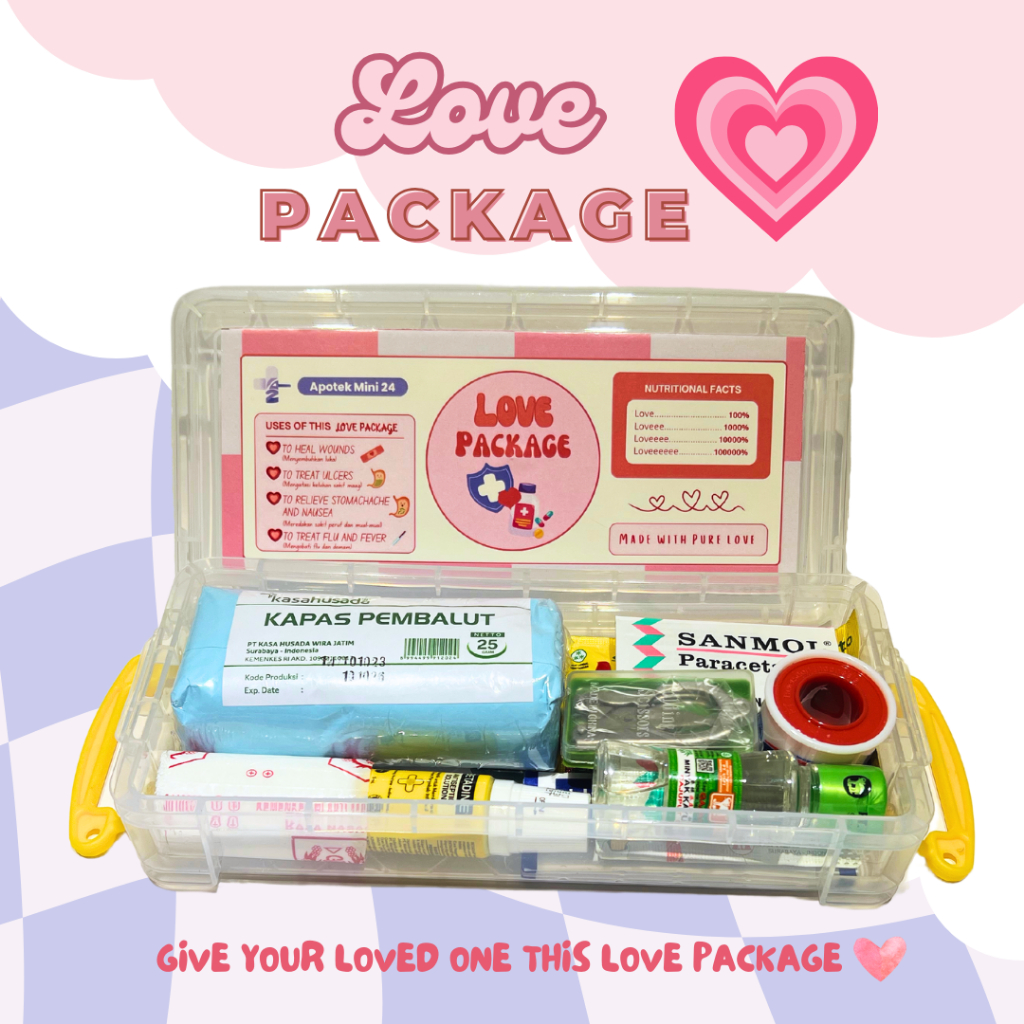 Jual (READY STOCK) Love & Care Packages Kado Unik by Apotek Mini 24 ...