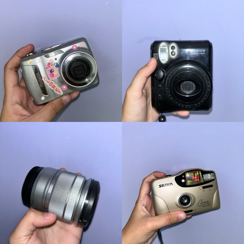 Jual Preloved Digicam, Instaxmini 50s, Lensa X-A3, Analog Cam | Shopee ...