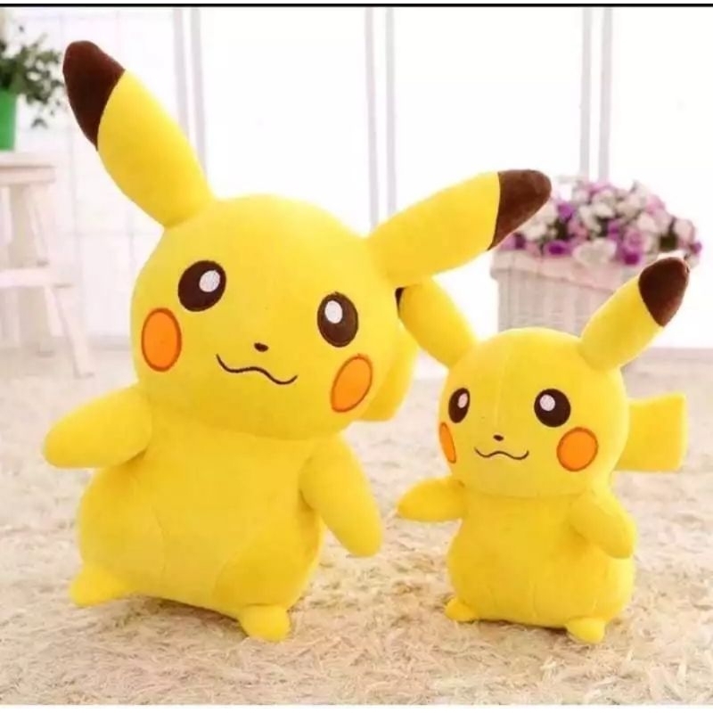 Jual Boneka Pokemon Pikhachu Charmander Bulbasaur squirtel Ukuran 30cm ...