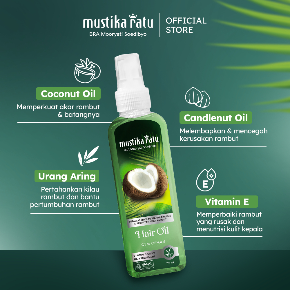 Jual Hair Care Mustika Ratu Perawatan Rambut Rontok 175ml | Shopee ...