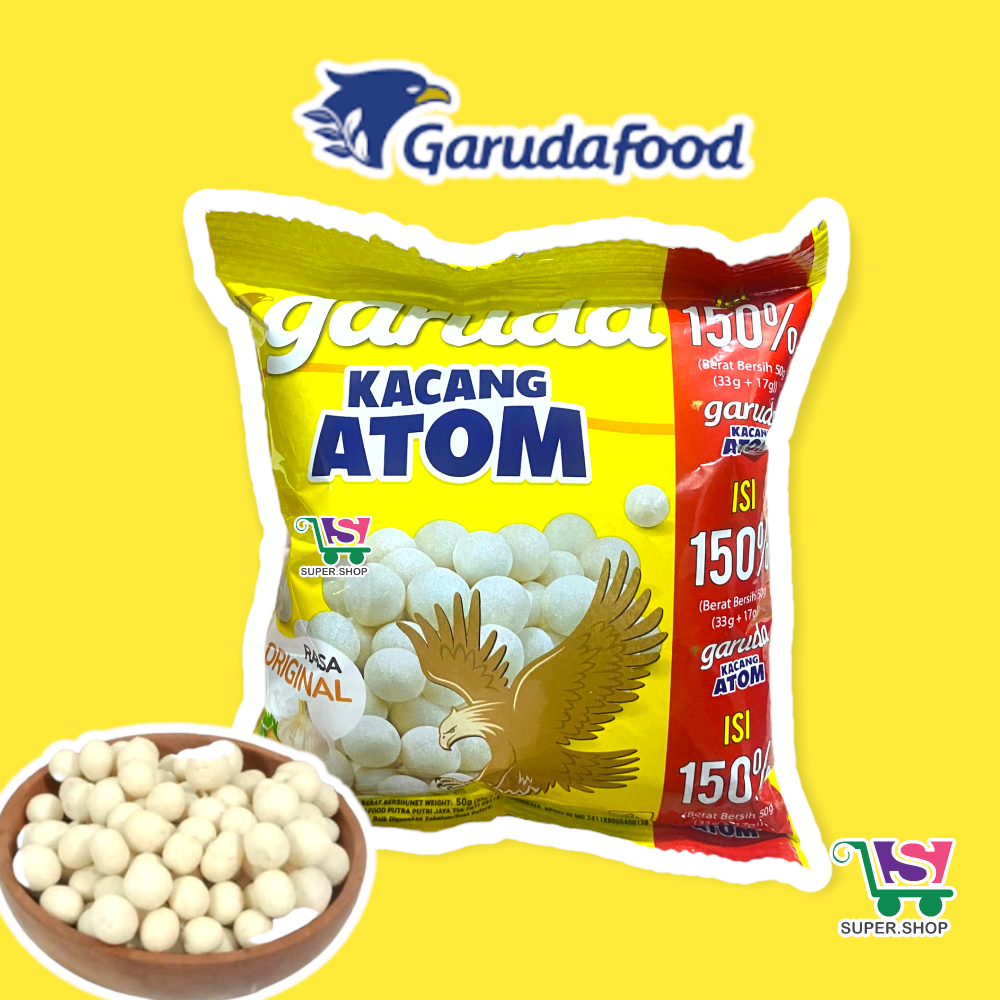 Jual Garuda Kacang Atom Sukro 33 Gram | Shopee Indonesia