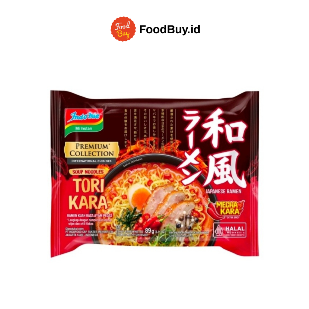 Jual Indomie Japanese Ramen Kuah Tori Kara Rasa Ayam Pedas 89 gr ...