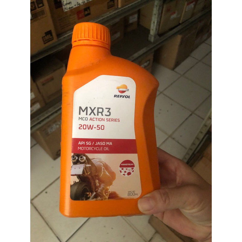 Jual Oli 4T repsol MRX3 sae 20W-50 800ml (pasti ori) | Shopee Indonesia
