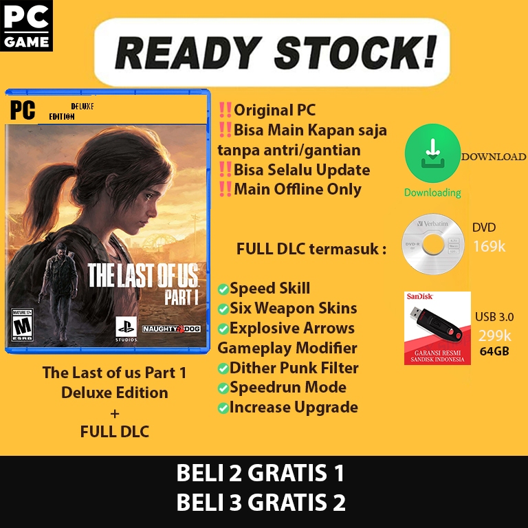 Jual The Last of Us Part I Digital Deluxe Edition PC ORIGINAL | Shopee Indonesia