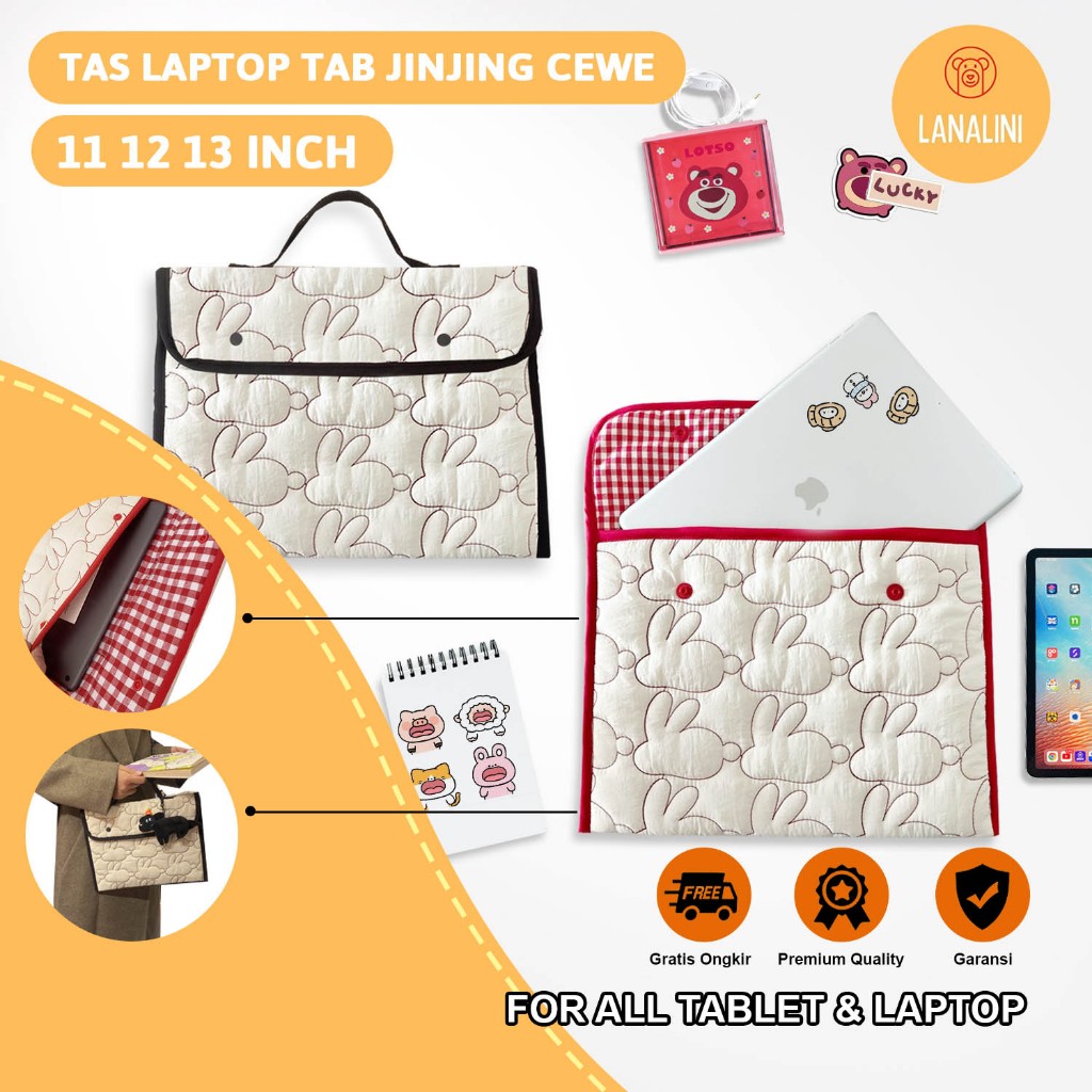 Jual Tas Laptop Tali Jinjing Tali Pillow Bag Cover Case Ipad Tab Tablet ...