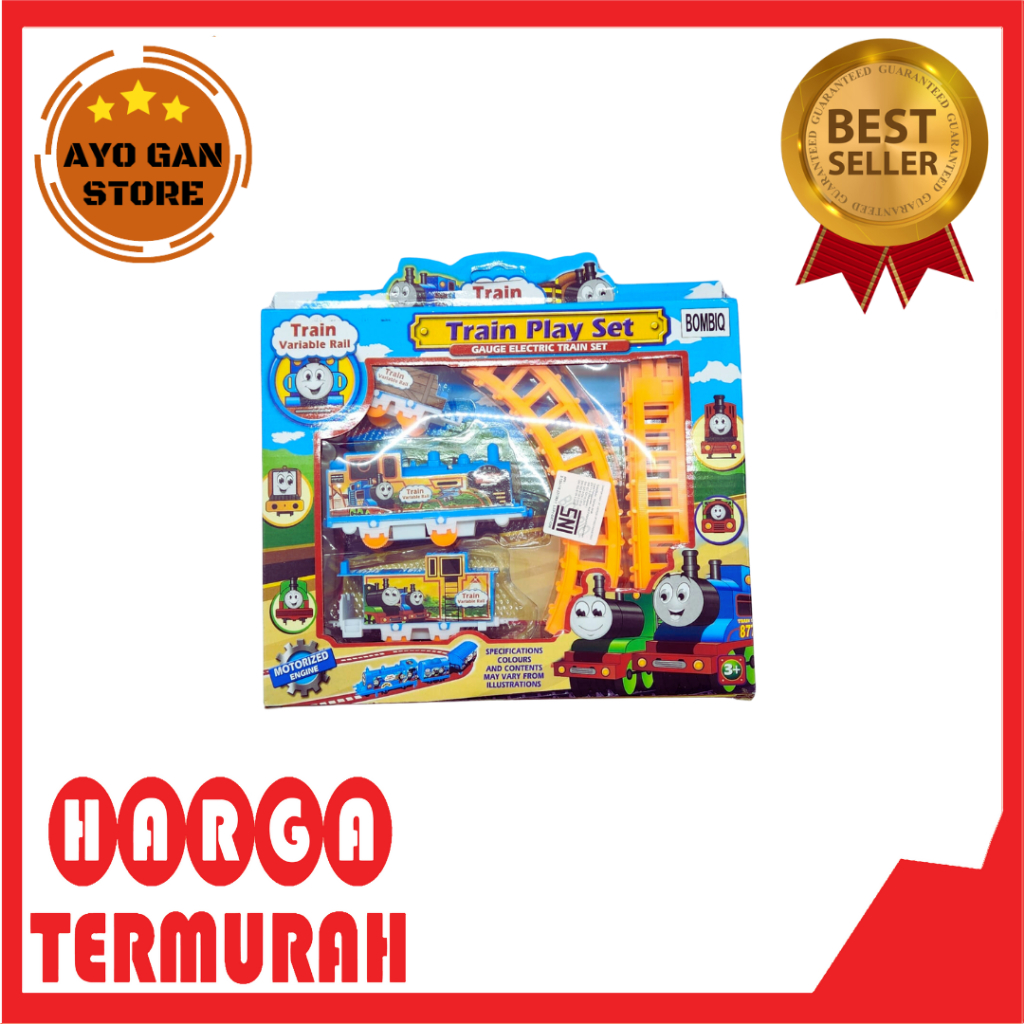 Jual Mainan Anak Kereta Api 3 Gerbong / Train Play Set SNI | Shopee ...