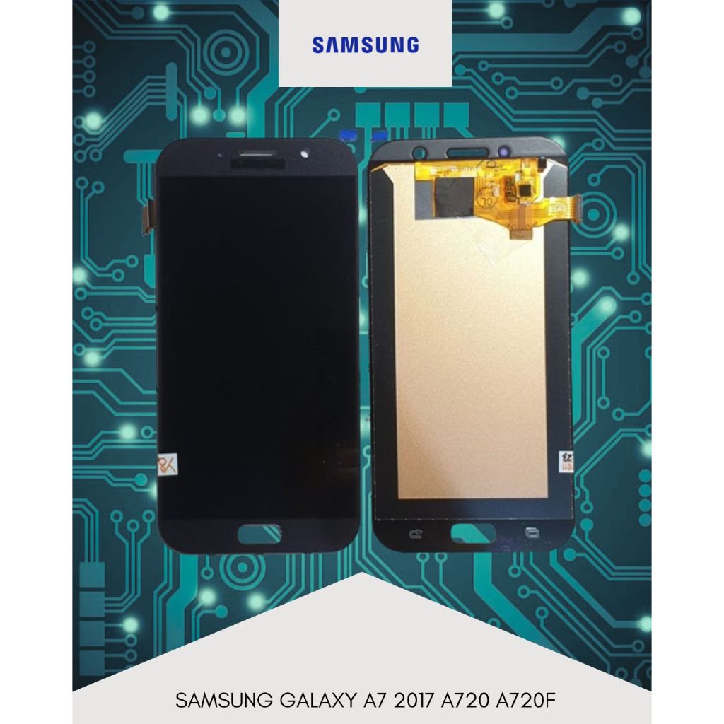 Jual LCD FULLSET TOUCHSCREEN SAMSUNG GALAXY A7 2017 A720 A720F ORIGINAL JU LCD OG LCD HARGA ...