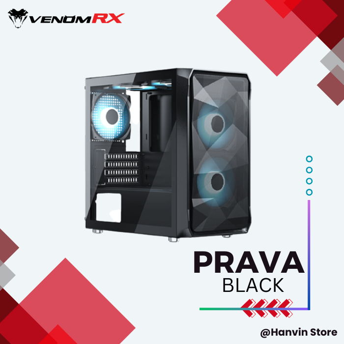 Jual Casing Gaming VenomRX Prava Black | Shopee Indonesia