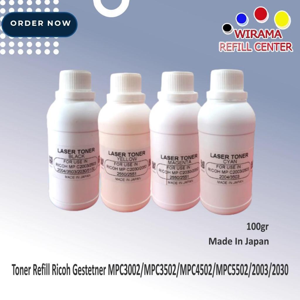 Jual Toner Refill Ricoh Gestetner Mpc 2030/2050/2051/2550/2551 | Shopee ...