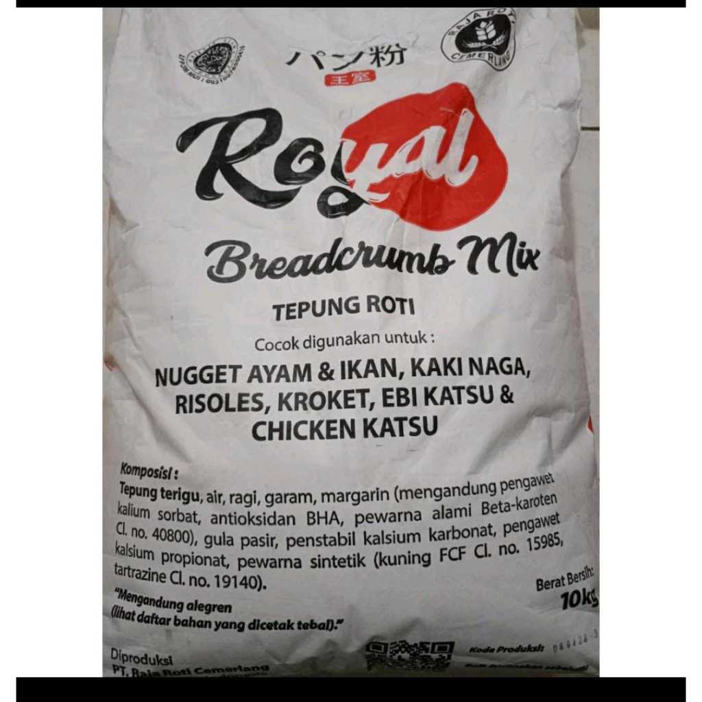 Jual TEPUNG PANIR TAPUNG ROTI 1 KARUNG 10 KG GROSIR MURAH | Shopee ...