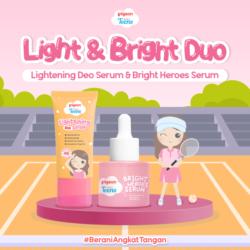 Jual LIGHT AND BRIGHT DUO | Lightening Deo Serum & Bright Heroes Serum ...