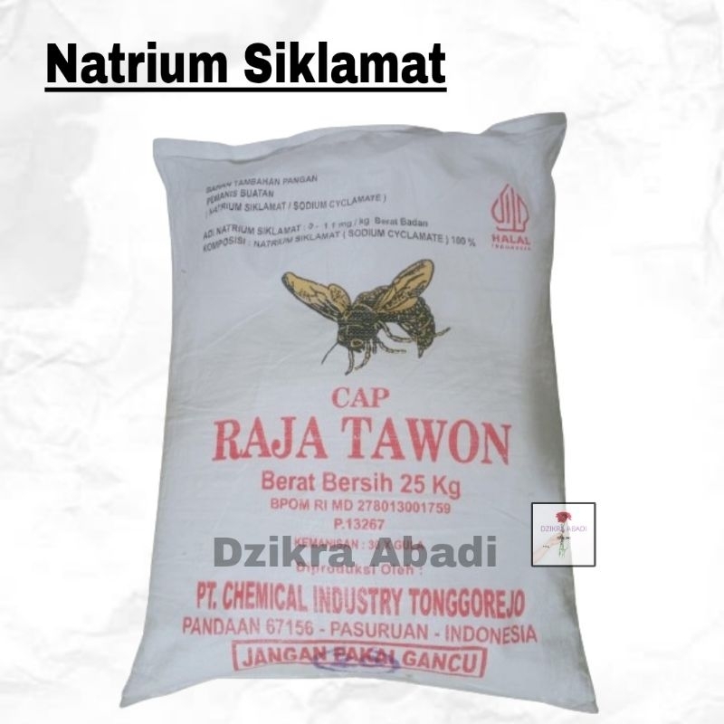 Jual Sodium Siklamat Natrium Siklamat Pemanis Buatan Raja Tawon 1 kg ... Jual Sodium Siklamat Natrium Siklamat Pemanis Buatan Raja Tawon 1 kg ...