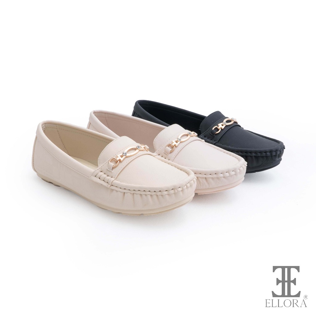 Jual ELLORA EZ-1288 Sepatu Flatshoes Wanita Loafers Kerja Import ...