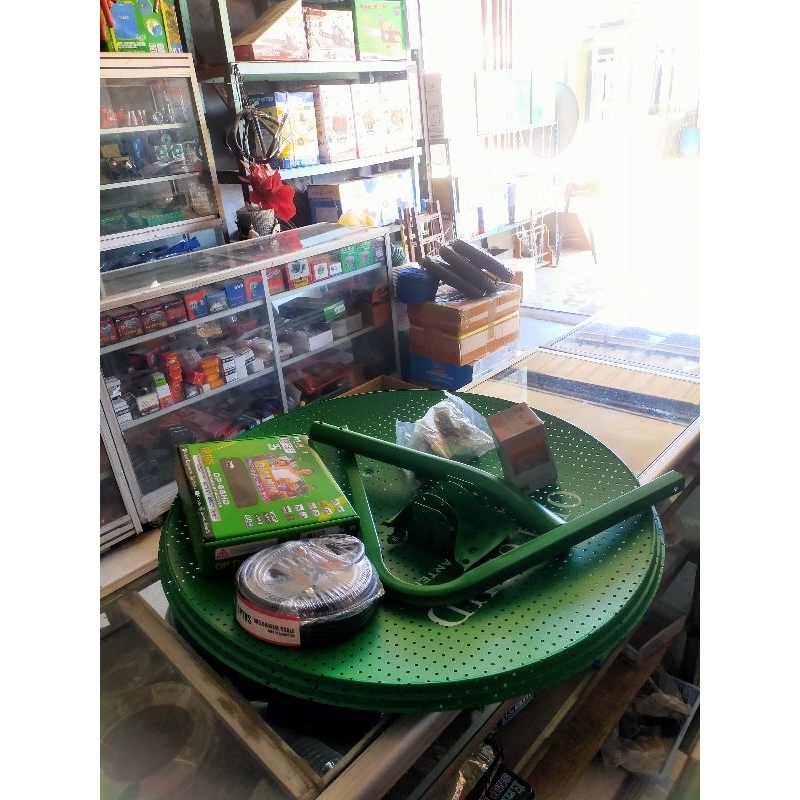 Jual Parabola Optus 60cm full set lengkap dengan Digital Satelit ...