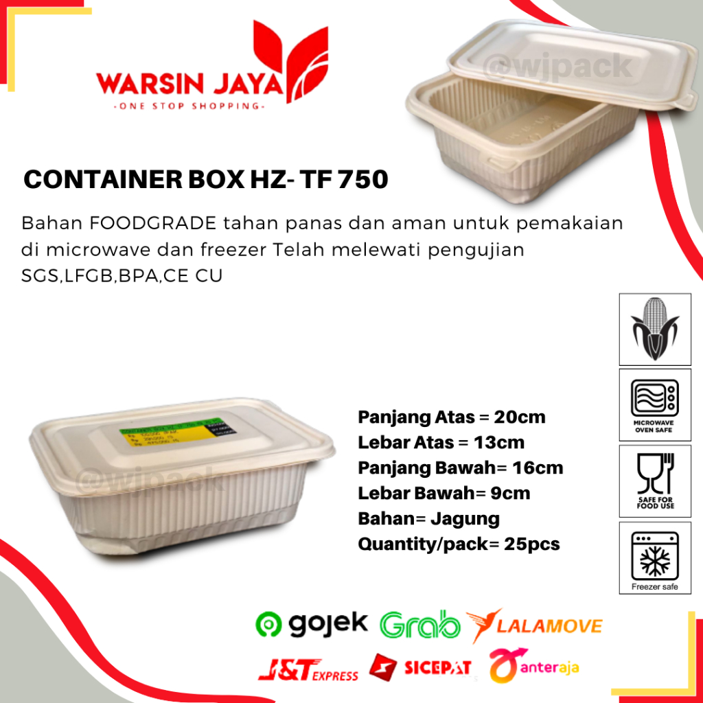 Jual Container box bahan jagung - food grade | Shopee Indonesia