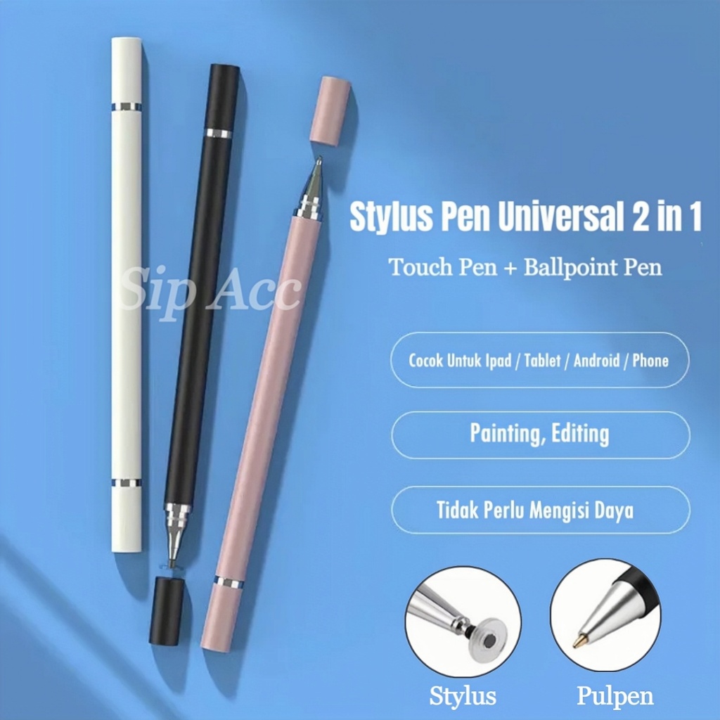 Jual Stylus Pen Universal Capacitive Stylus Touch For Ipad Ip Android ...