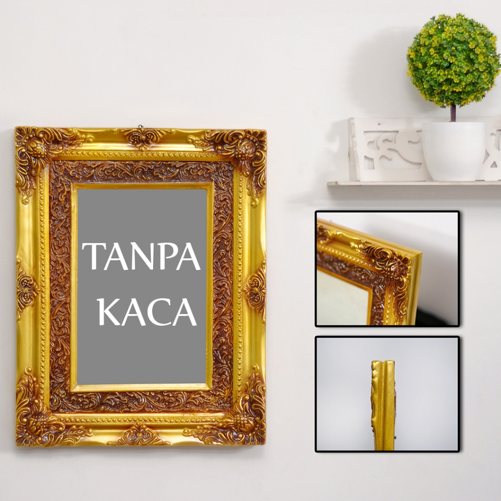 Jual Pigora Belgi GOLD 12R in frame 30x40cm (TANPA KACA) | Shopee Indonesia