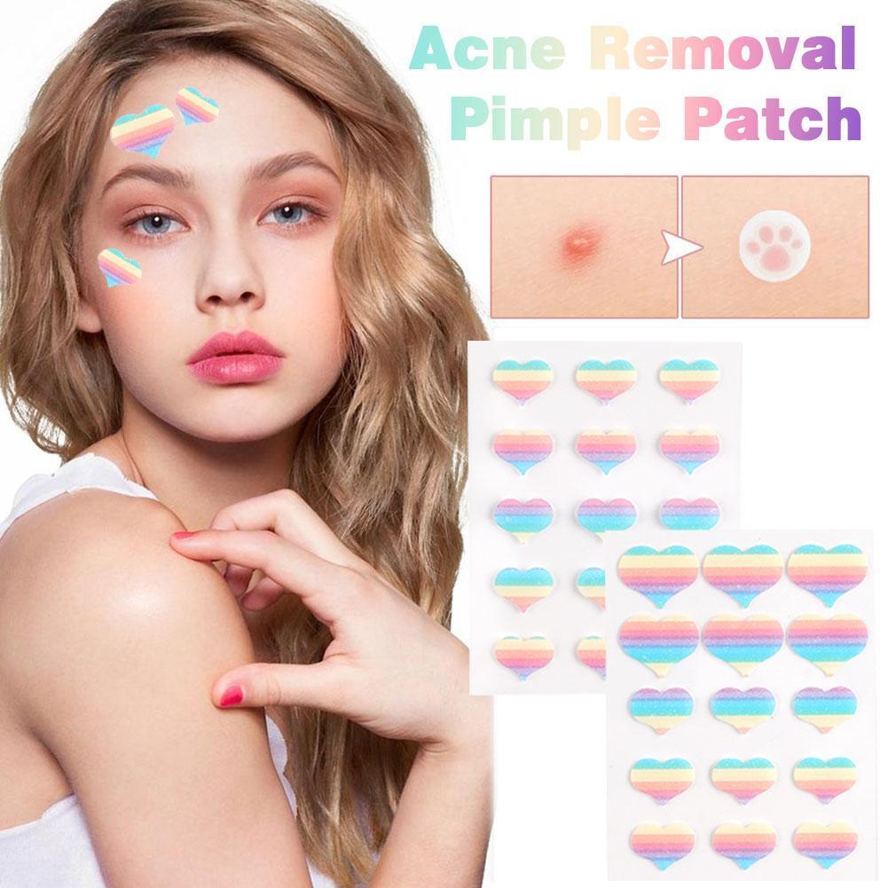 Jual Colored Acne Patch Love Water Colloidal Acne Patch Rainbow Acne ...