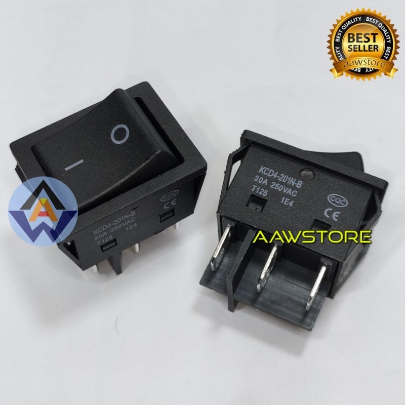 Jual Saklar Power Besar 30A lampu dan non lampu bagus mesin las power ...