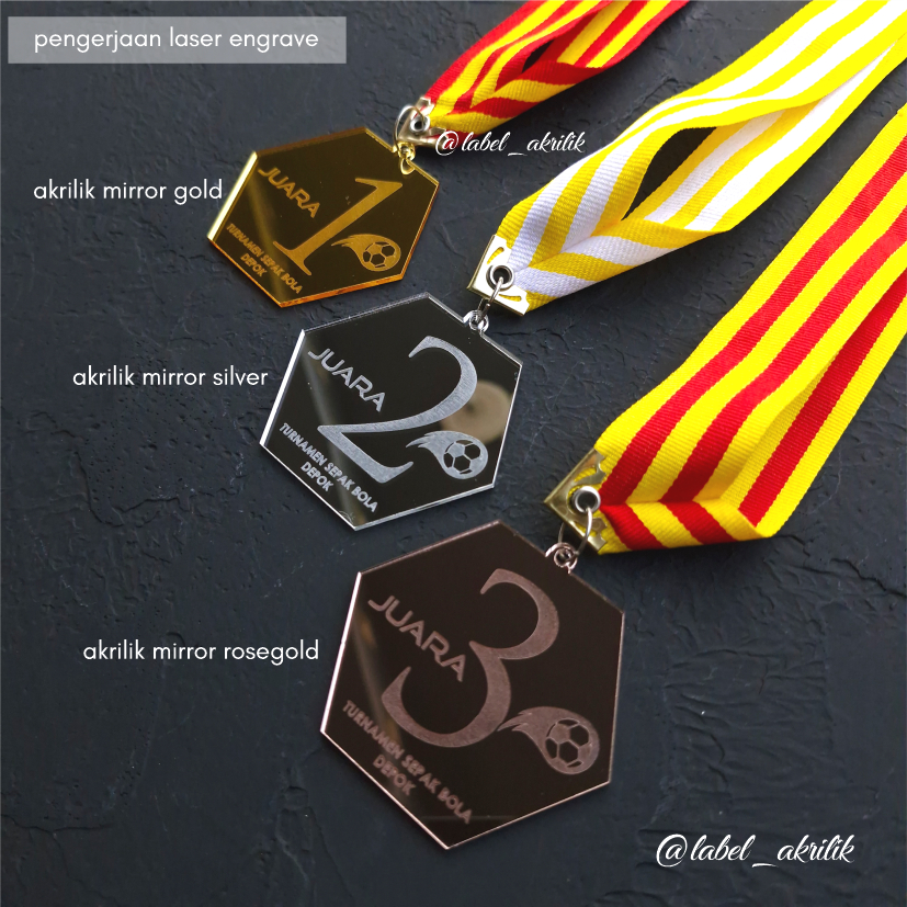 Jual Medali Custom Akrilik/ Medali Wisuda Graduation/ Medali Kejuaraan | Shopee Indonesia