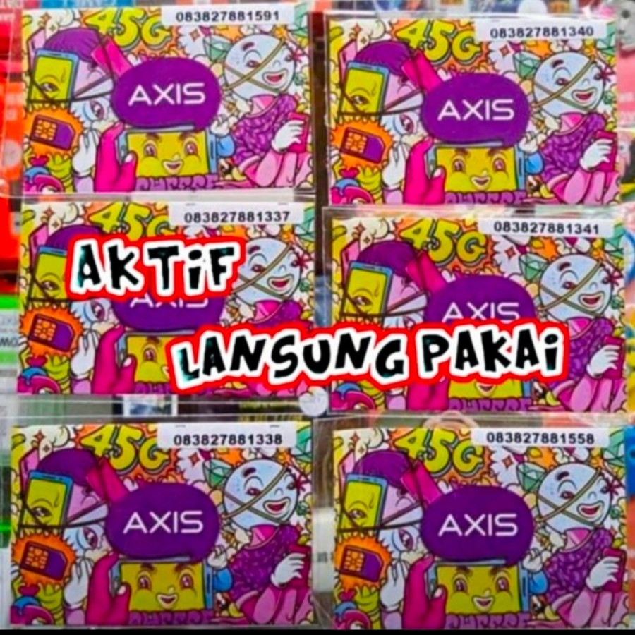 Jual KARTU SIM CARD BISA LANGSUNG PAKAI AXIS | Shopee Indonesia