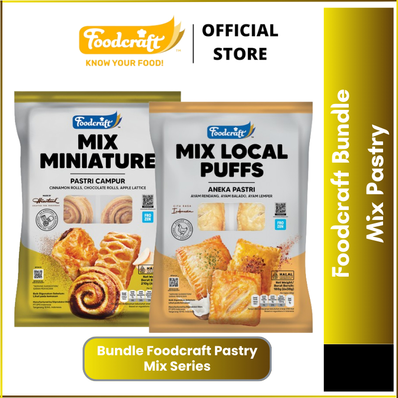 Jual (Bundle) Foodcraft Pastry Bakery Cake Mix Series Mix Miniature X ...
