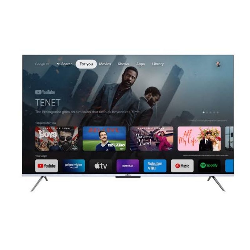 Jual AQUA TV 55 Inch Android AQT55P750UX Google Tv 4k Hdr LED AQUA 55 ...
