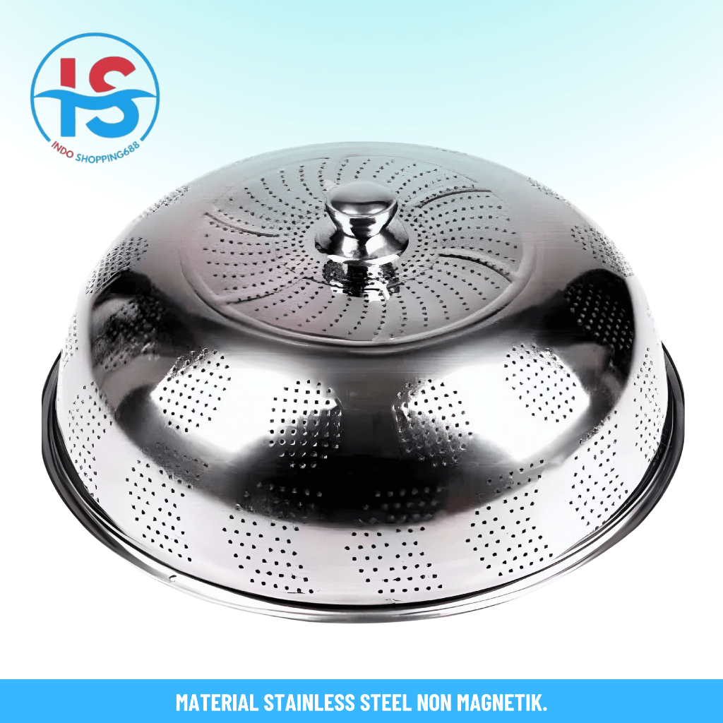 Jual IS - TUDUNG SAJI STAINLESS STEEL PENUTUP MAKANAN - TUTUPAN MAKANAN ...