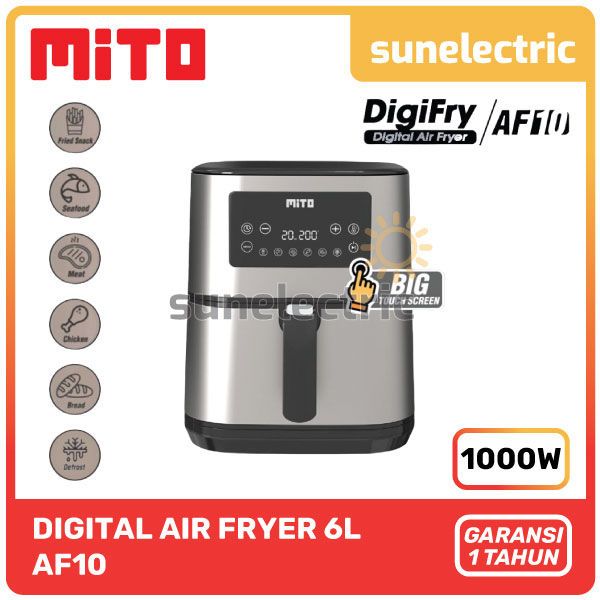 Jual Mito Grande Digital Air Fryer Multifungsi Kapasitas Besar 6 Liter ...