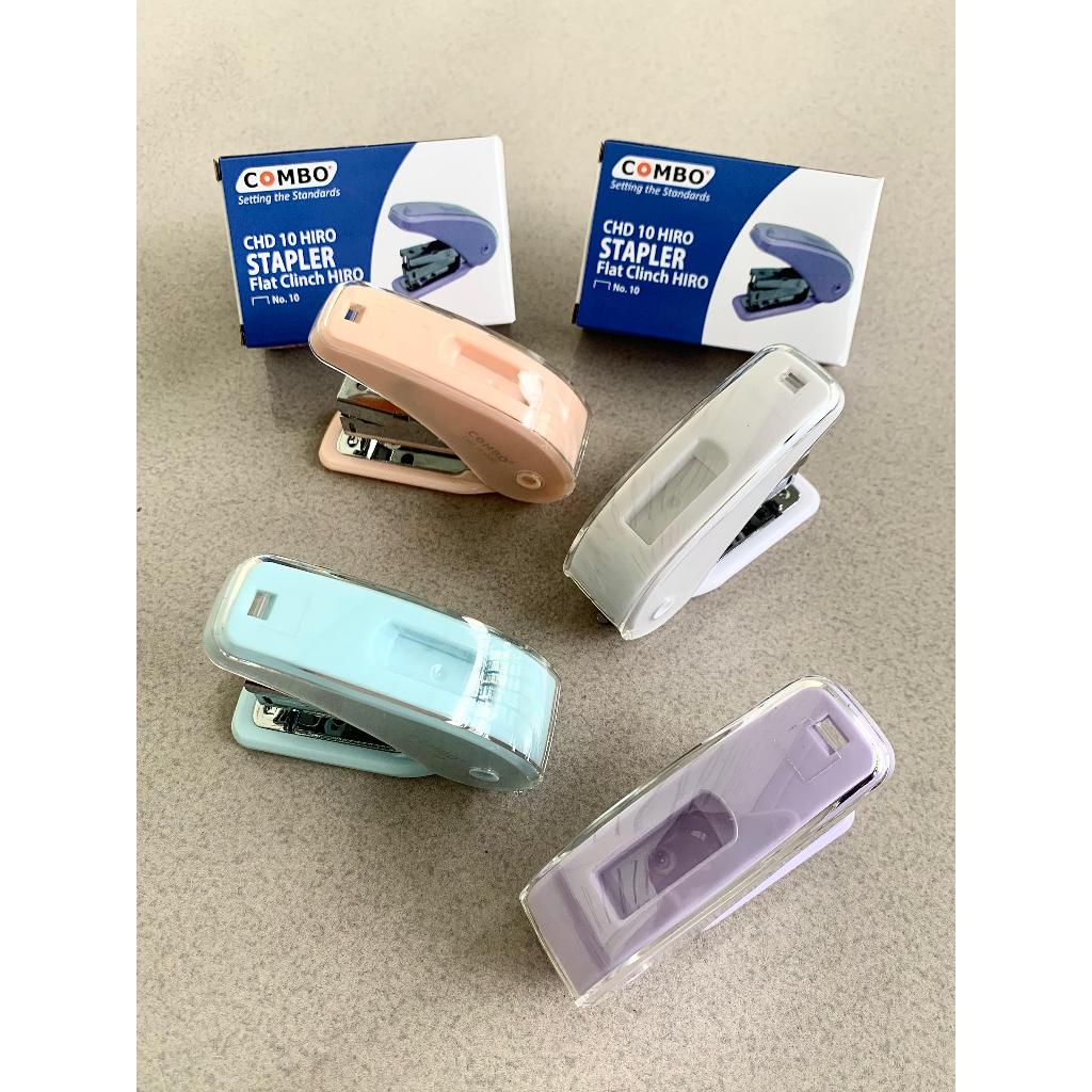 Jual Stapler Effortless Flat Clinch Hiro Combo CHD-10 - Stapler Combo ...