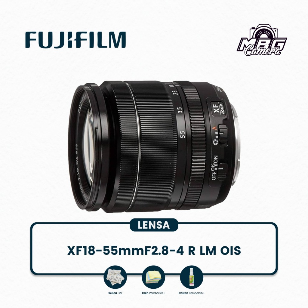 Jual LENSA FUJIFILM 18-55MM F2.8 R LM OIS SUPER BOKEH TAJAM ABIS BUKAN LENSA NIKON EOS CANON ...