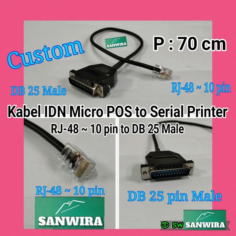 Jual Kabel IDN Micros POS to serial printer | Shopee Indonesia